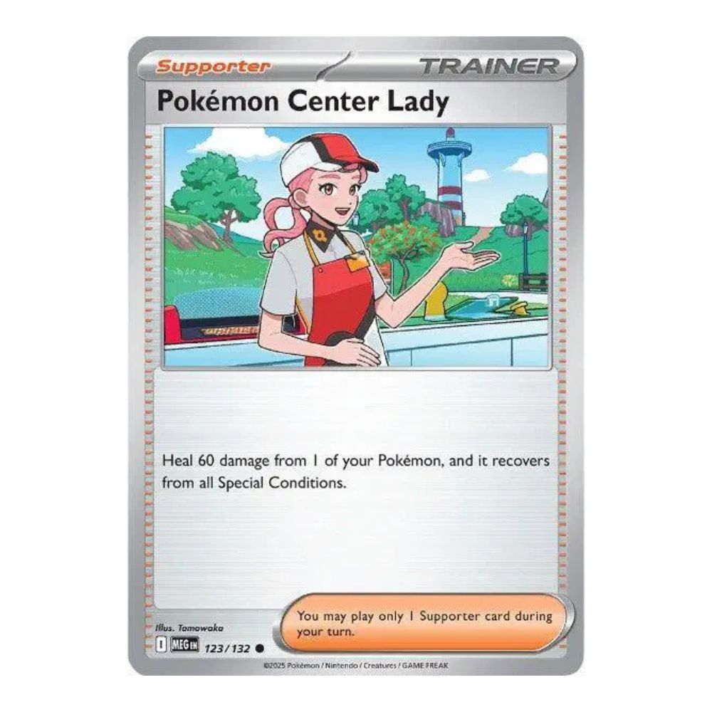 123/132 - POKEMON CENTER LADY REVERSE HOLO - Silver Toy Shop
