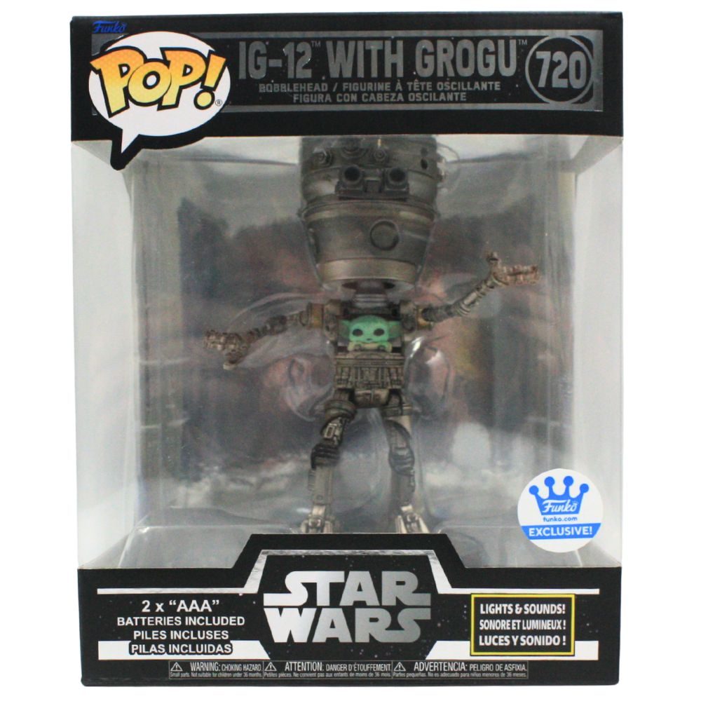 720 - IG-12 WITH GROGU - (LIGHT AND SOUND) - FUNKO SHOP EXCLUSIVE ...