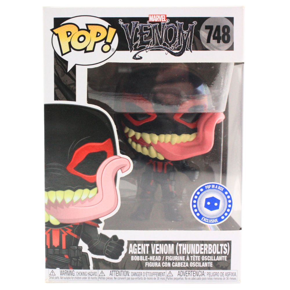 748 - AGENT VENOM (THUNDERBOLTS) - POP IN THE BOX EXCLUSIVE - Silver ...