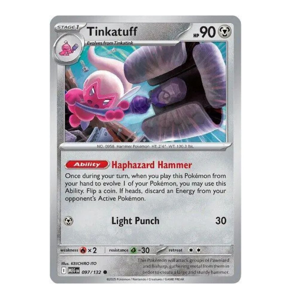 097/132 - TINKATUFF REVERSE HOLO - Silver Toy Shop