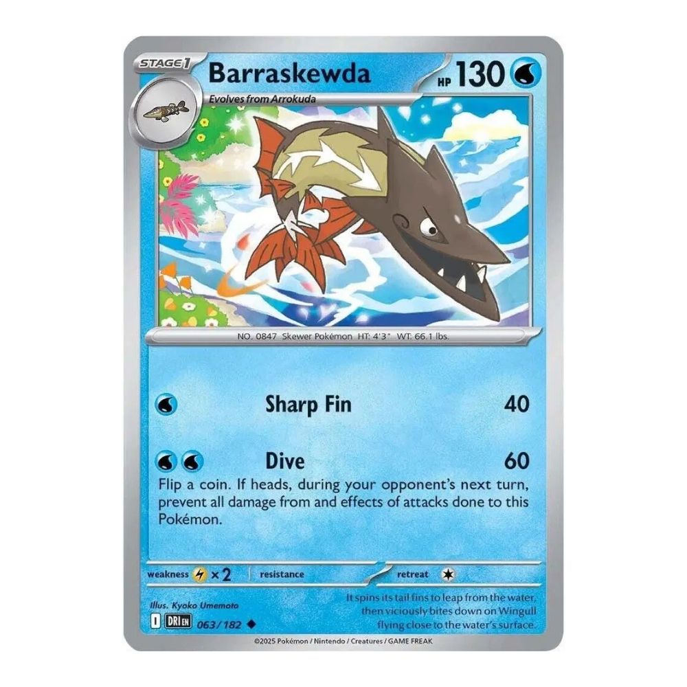 063/182 - BARRASKEWDA COMMON - Silver Toy Shop