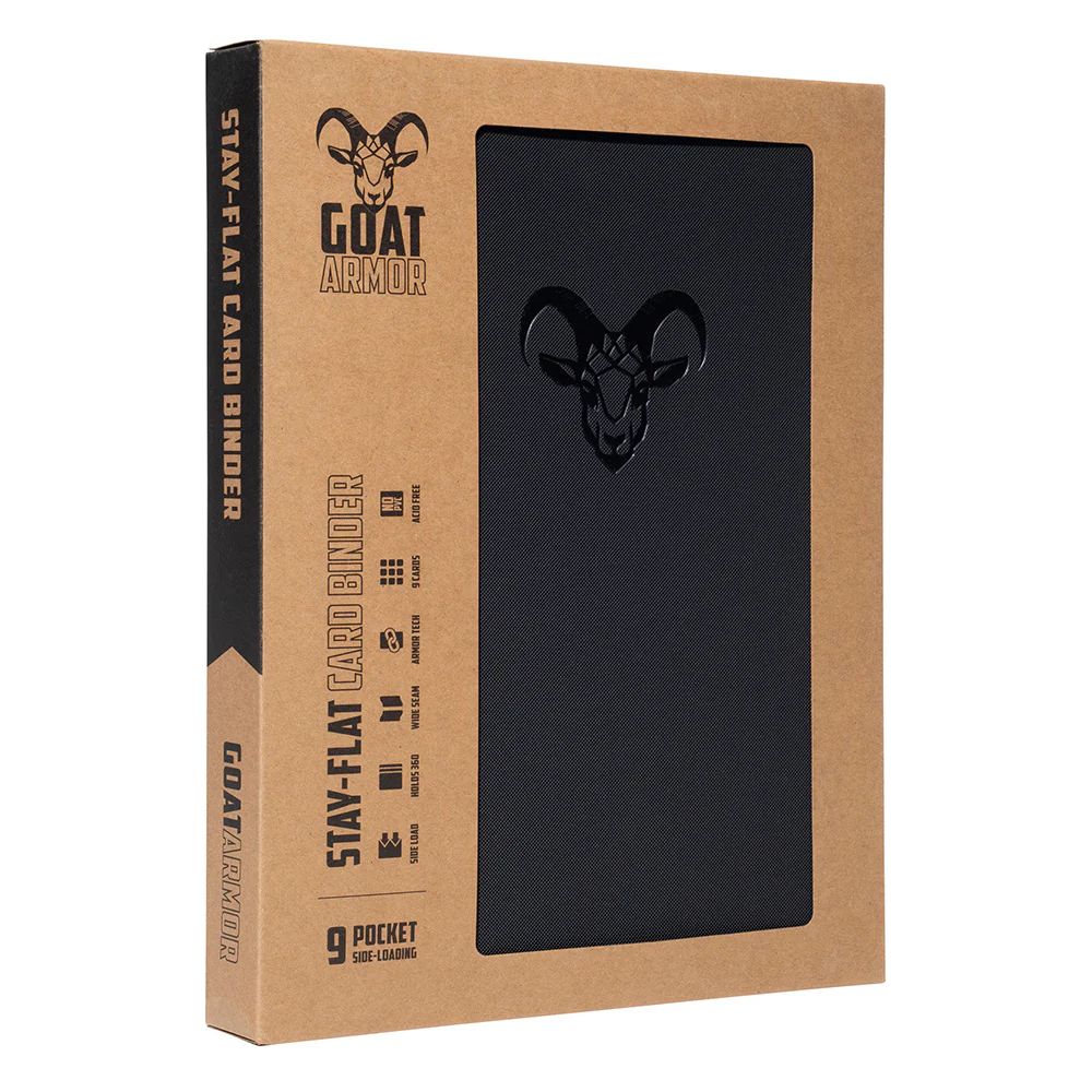 GOAT ARMOR - BLACK STAY FLAT CARD HOLDER - 9 POCKETS (PRE-ORDER ...