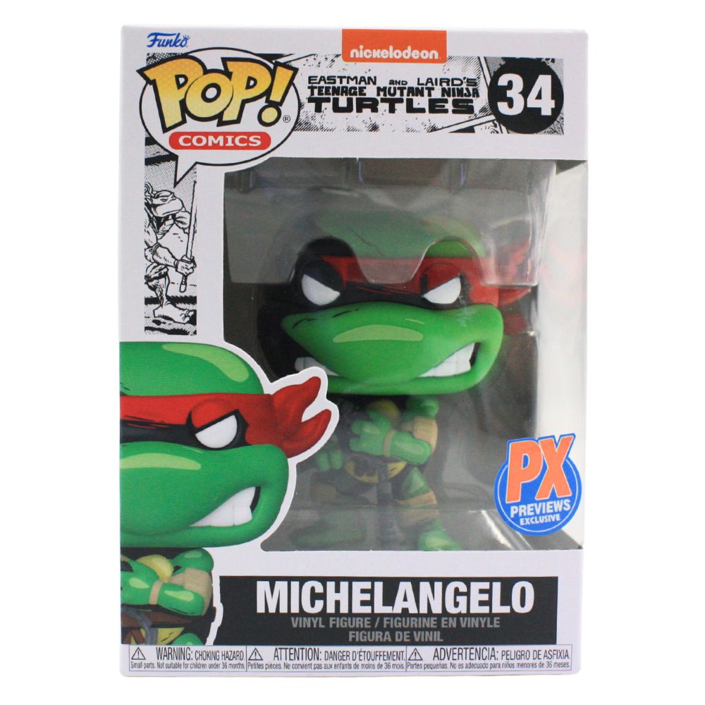 34 - MICHELANGELO - PX PREVIEWS EXCLUSIVE - Silver Toy Shop