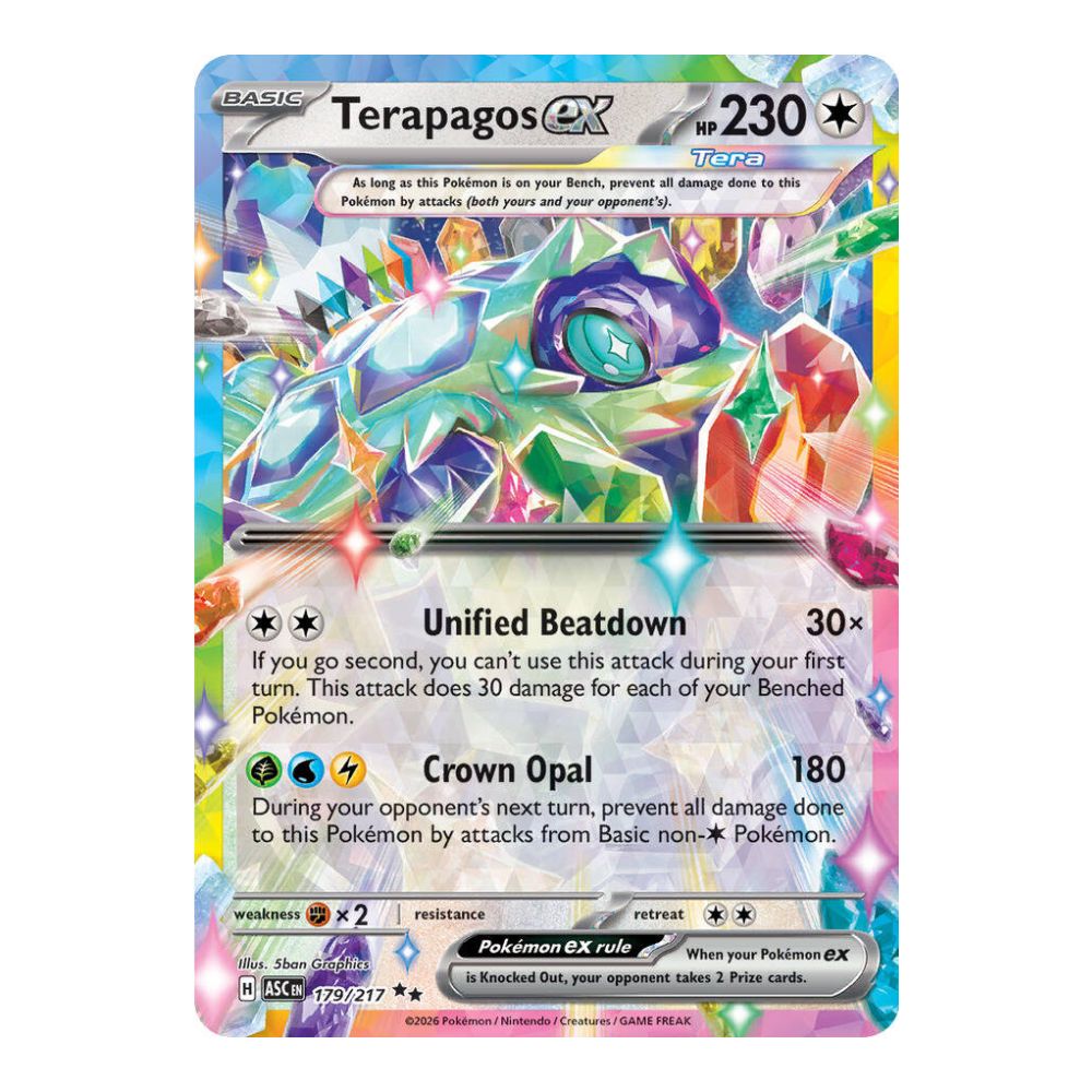 179/217 - TERAPAGOS EX - Silver Toy Shop