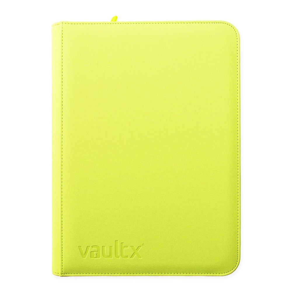 VAULT X - 9 POCKET EXO-TEC ZIP BINDER (NEON YELLOW) (PRE-ORDER ...